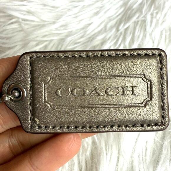 Coach | Bags | 2 Coach Silver Fob Bag Charm Hang Tag Hangtag | Poshmark